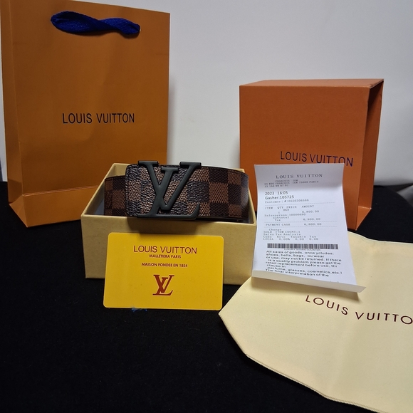 Louis Vuitton | Accessories | Louis Vuitton Mens Belt In Brown And ...